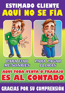 Aquí no se fia | MocaPresente.net