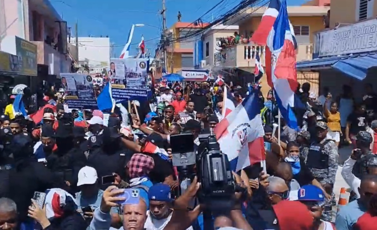 Hubo incidente luego de que finalizara marcha Hoyo Friusa ...